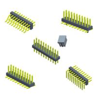 China 2.00mm PCB Pin Header Board Spacer Single Row Straight Right Angle 1.5A 500V for sale
