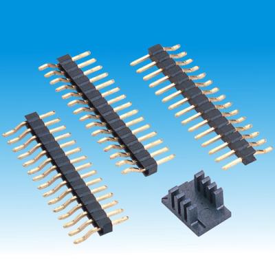 Cina fila SMT -40℃~105℃ Tempature del connettore ad angolo retto dell'intestazione di 2mm singola in vendita