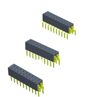 China Doppelreihen-weiblicher Titel-Verbindungsstück Straddle Pin-Unterseiten-Eintritts-Polyester-Isolator zu verkaufen