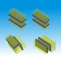 China 2.00mm Pin Header Four Row Straight Right Angle 1.5A 500V Connector for sale