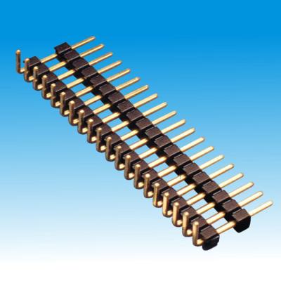 Cina angolo retto diritto di singola fila del distanziatore del bordo dell'intestazione di Pin di 2.54mm in vendita
