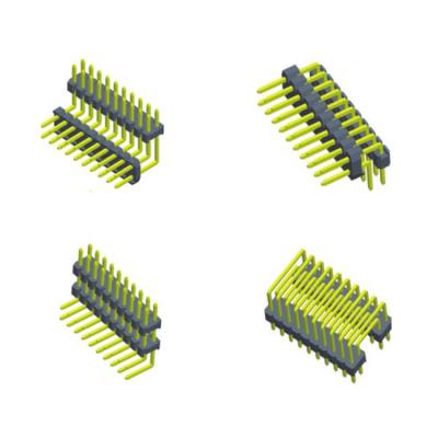Cina angolo retto diritto di singola fila del distanziatore del bordo dell'intestazione di Pin di 2.54mm in vendita