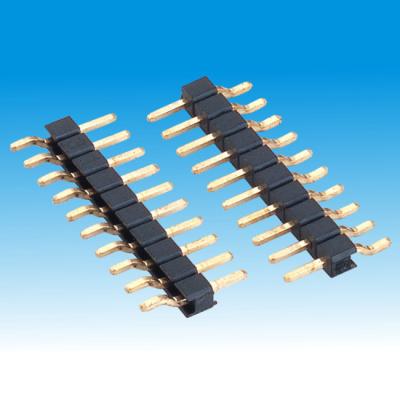 Cina angolo retto SMT di fila dell'intestazione di Pin di 2.54mm singolo in vendita