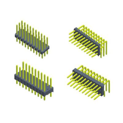 China ângulo direito reto da fileira triplicar-se do encabeçamento do Pin de 2.54mm à venda