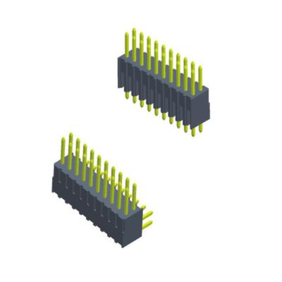 China ângulo direito reto da fileira dupla do encabeçamento do Pin de 2.54mm à venda