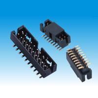 China 2mm Pitch SMT Box Header Connector 6.35mm Height Gold Flash Tray Pack for sale