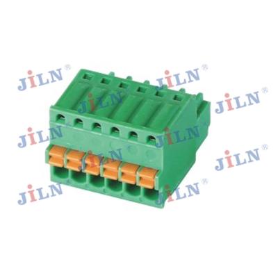 Cina Blocchetto terminali Pluggable verde di colore 2.5mm per il circuito della stampa in vendita