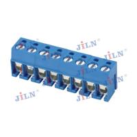 China Female PCB Screw Terminal Block 5.0mm Pitch 300V 12A Right Angle JL300R for sale