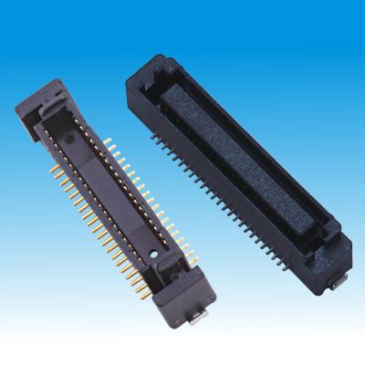 中国 50コネクターPA9Tに乗るPin SMTの男性H6.6 0.8mmの板 販売のため
