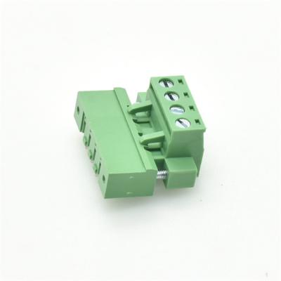 中国 UL94 V-0 300V 15Aのプラグイン可能なターミナル ブロックPA66の二重列 販売のため