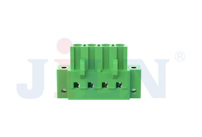 Cina 25A connettore d'ottone 2-12P ad angolo retto Tin Plated 2EDGAM del blocchetto terminali della IMMERSIONE PBT in vendita