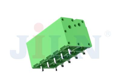 China tipo fileira dupla 2P do MERGULHO do conector do bloco de terminais do passo de 5.08mm a 24P à venda