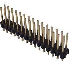 Cina fila doppia PA6T ad angolo retto 2 di 3.00mm Pin Header Connector H2.5 al Pin 40P in vendita