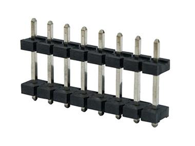 Cina fila del PWB Pin Header H2.5 di 5.08mm SMT LCP singola con l'imballaggio della bobina del cappuccio in vendita