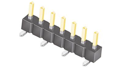 Cina fila del PWB Pin Header H2.5 di 5.08mm SMT LCP singola con l'imballaggio della bobina del cappuccio in vendita