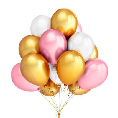 China 10Pcs Glossy Pearl Latex Balloons Colorful Balloons Happy Birthday Party Globos DIY Kids Toys Gift 【Not metal latex 】 for sale