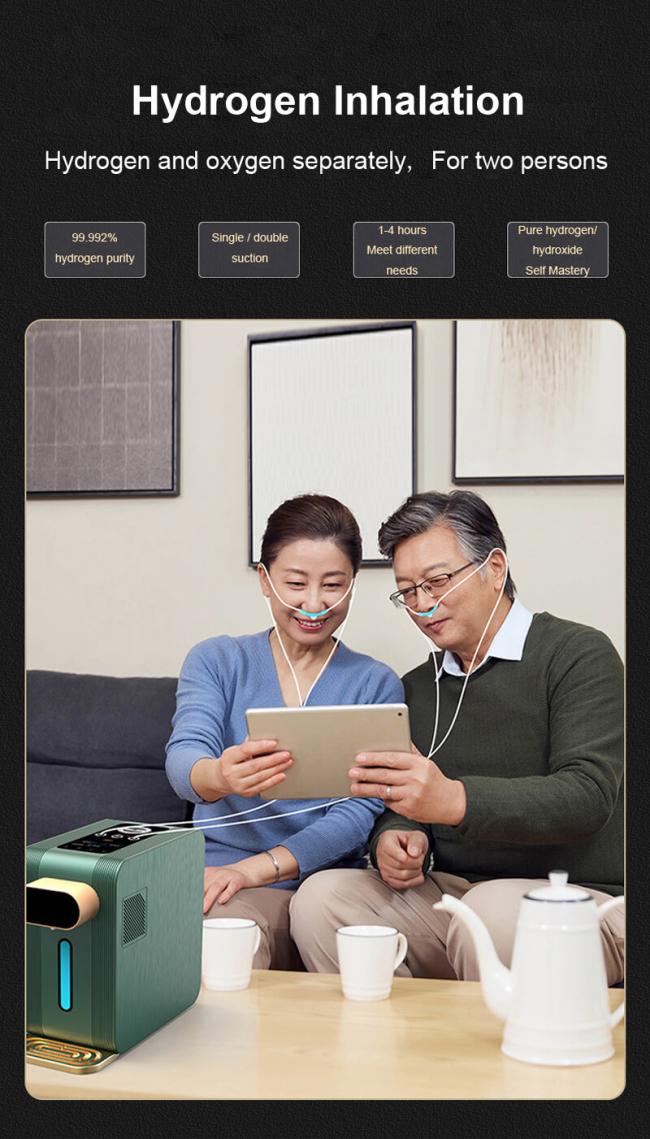 Comparison of hydrogen inhalation and water consumption methods