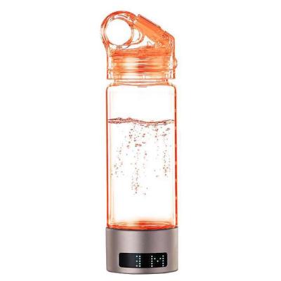 China Generatore di acqua H2 di grado medico Tumbler 9000ppb SPE PEM Elettrolitica USB-C ricarica rapida Recupero anti-invecchiamento for sale