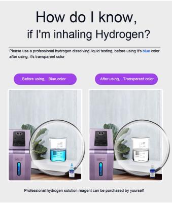 China 1800ml Hydrogen Inhalation Machine with 99.999% Purity for Home Use for sale