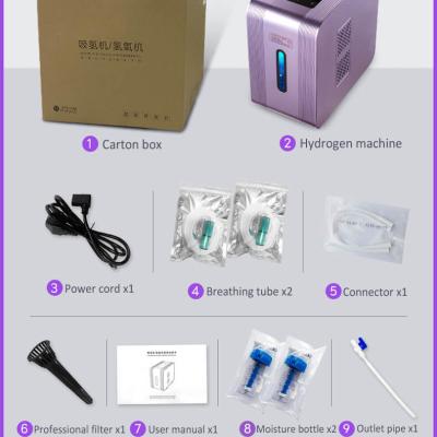China Portable Hydrogen Inhalation Machine 1800ml 1200ml/min H2 Output for sale
