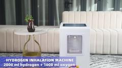 De Inhalatie van de het Gasmachine H2 van roestvrij staalbruin 1334 Ml Waterstof 666 Zuurstof Vier Wielen