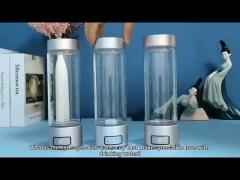Generatore di idrogeno portatile sano Bottiglia d'acqua 400ml Purificatore ricco per la casa Viaggi all'aperto Esercizio ufficio regalo