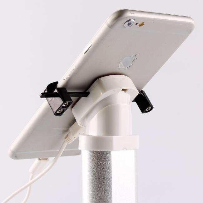 anti-thet system security display grip smartphone stand with cable concealed inside