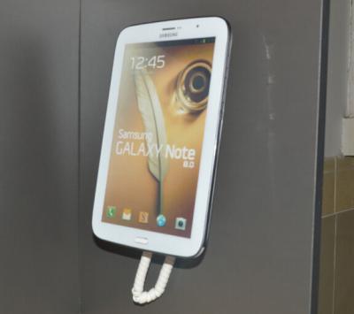 China Cerraduras de alarma con pantalla antirrobo para soportes de montaje en pared de teléfonos móviles en venta