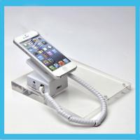 China COMER Cellular Phone Acrylic Display Security Cable Locking Stands for sale