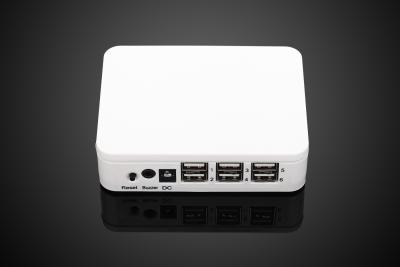 China COMER 6 USB ports Security counter display alarm host for Cell mobile phone and Tablet PC for sale