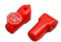 China COMER display security EAS stoplock/ EAS Hook Stop lock for sale