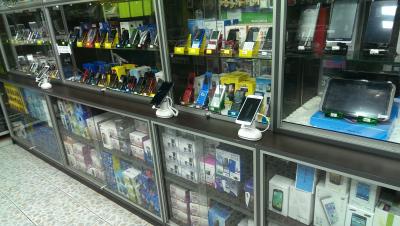 China COMER anti theft Cell phone display alarm alarm holder security alarm stand for sale