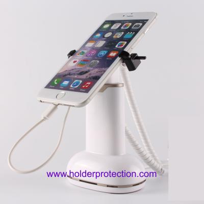 China COMER anti-theft clamp stand holders for mobile phone alarm displays for smart phone exhibition for sale
