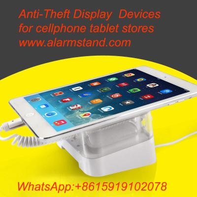 China COMER Tablet Alarm Open Display Merchandise Protection Stand Holder Rack Systems for mobile phone stores for sale