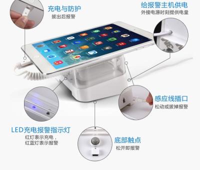China COMER Tablet Alarm Open Display Merchandise Protection Stand Holder Rack Systems for mobile phone stores for sale