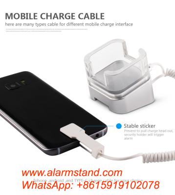 China COMER Security Display Alarm with gripper stand for cell phone for cellular phone retailer stores for sale