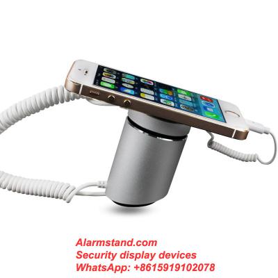 China COMER anti theft lock for gsm tablet cellphone desk display stand with alarm sensor and charging for sale