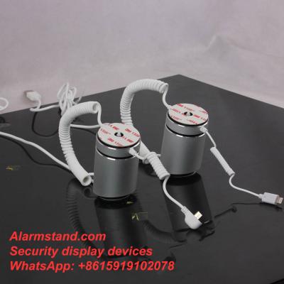 China COMER High Sensitive Chargeable Mobile Phone Alarming Phone Security Display Stand for sale