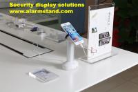 China COMER security gripper mobile phone holder with alarm function and charging for sale