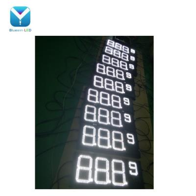 China New electronic products 8888 8.889 8.889/10 on gas market Outdoor 7 segment LED gas price sign for sale