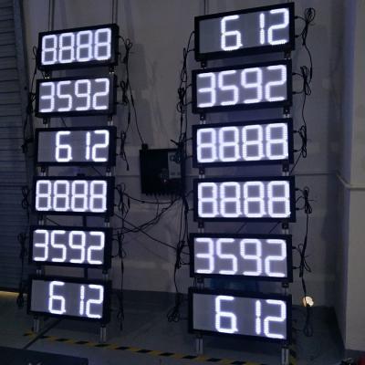 China LED gas price sign digital advertising outdoor led price sign petrol gas station screen for sale
