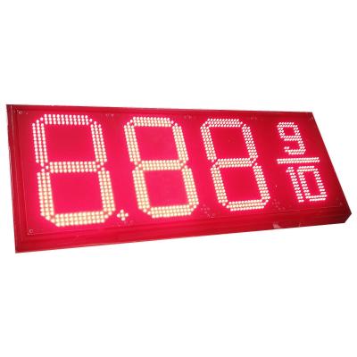 China 12inch 8888 8.889/10 Outdoor gas station led petrol price sign board for sale