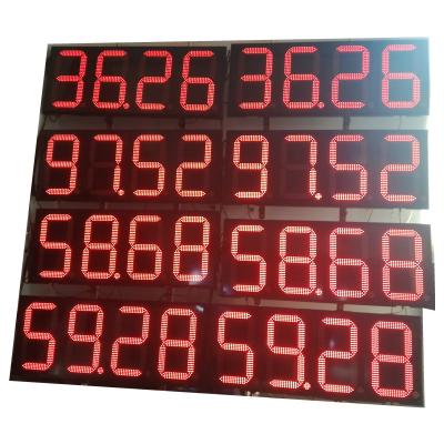 China Rf remote control led gas price signs outdoor LED digital signage and displays for sale