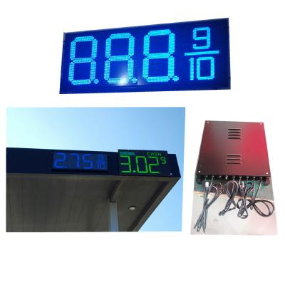 China Outdoor waterproof gas station led price sign digital led display gas station for sale