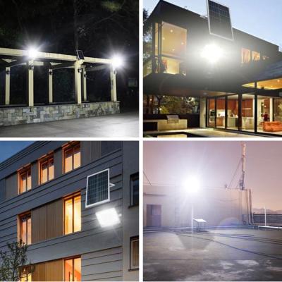 Cina Proiettore solare esterno 200w Lenti Alta luminosità Luci da giardino solari IP67 in vendita
