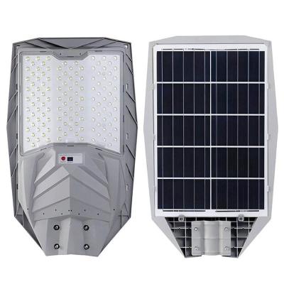 China High Power LED Solar Street Light 50w All In One Solar Street Light met radar sensor Te koop