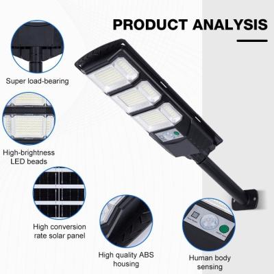 China 120W Solar Powered Street Lights Smart Solar Induction Outdoor Lamp IP65 for sale