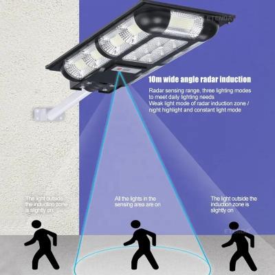 Cina Lampada solare integrata impermeabile 200w High Lumen Lampada LED con pannello solare in vendita