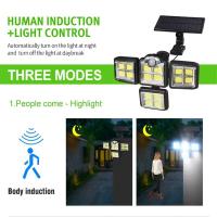 China Energy Efficient Wall Mounted Solar Led Lights Remote Control for sale
