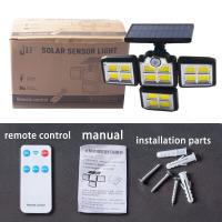 China Energy Efficient Wall Mounted Solar Led Lights Remote Control for sale